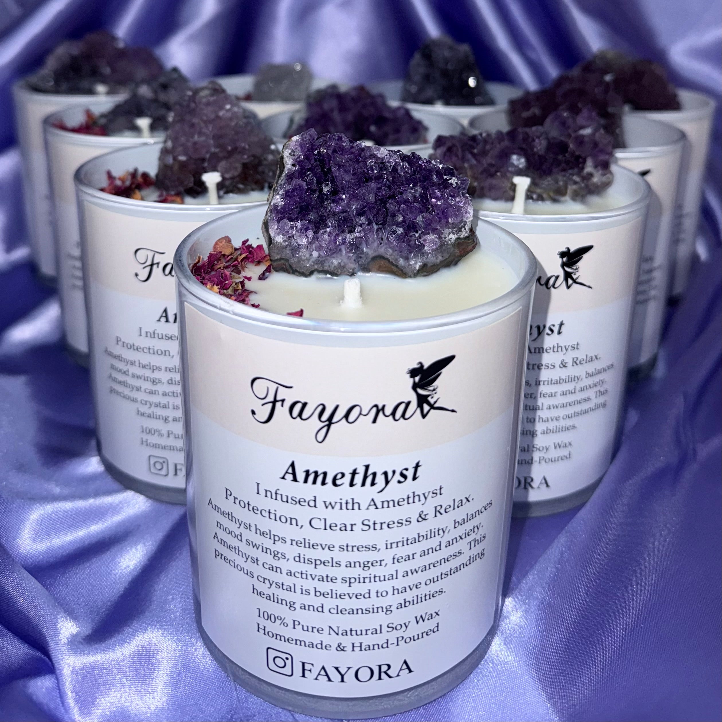Amethyst Candle – Fayora